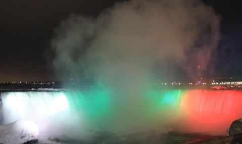 3-ти март: Ниагарският водопад ще грейне цветовете на българското знаме ...